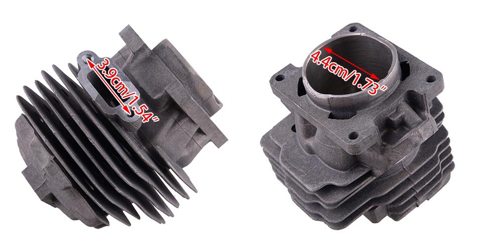 44.7mm Cylinder Piston Pin Kit fit for Stihl MS261 MS261C Chainsaw Oil ...